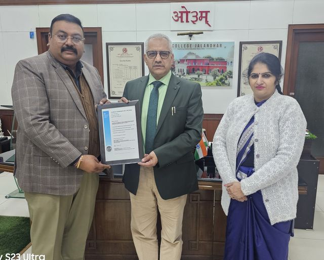 International Patent Granted to Prof. Punit Puri. – DAV College, Jalandhar
